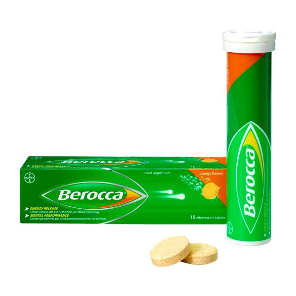 Berocca Orange Flavor Effervescent Tablets 15s – Doc990