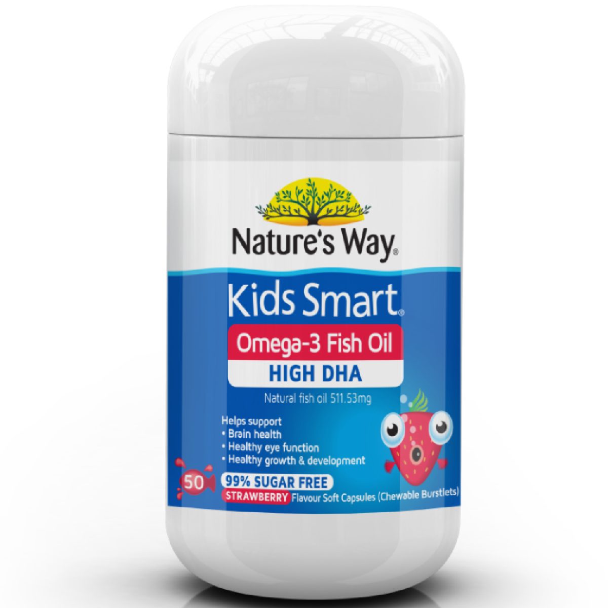 NATURE’S WAY KIDS SMART VITA GUMMIES OMEGA-3 FISH OIL DHA TRIO 60s – Doc990